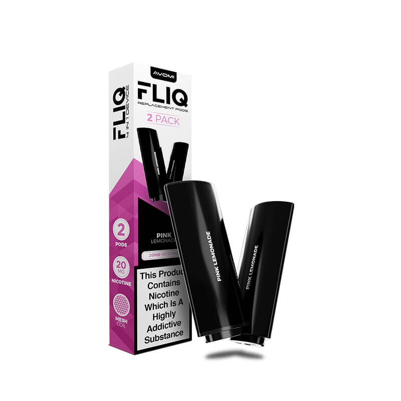 Avomi FLIQ Prefilled Pods - Pink Lemonade | Next Day Delivery | Avomi UK
