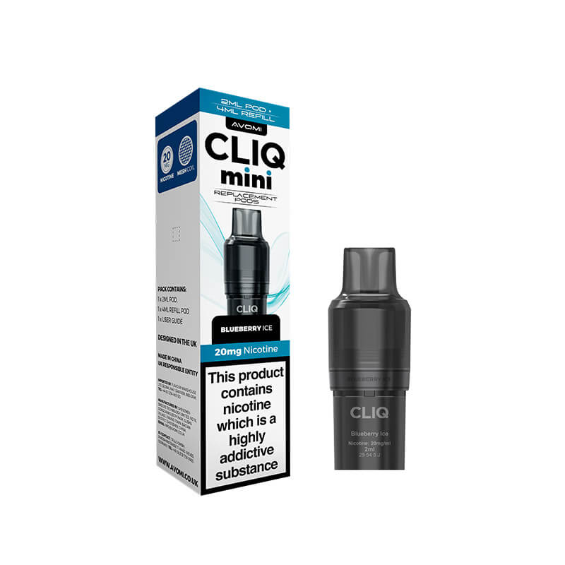 Avomi CLIQ Mini Pods Blueberry Ice 6ml | Avomi UK